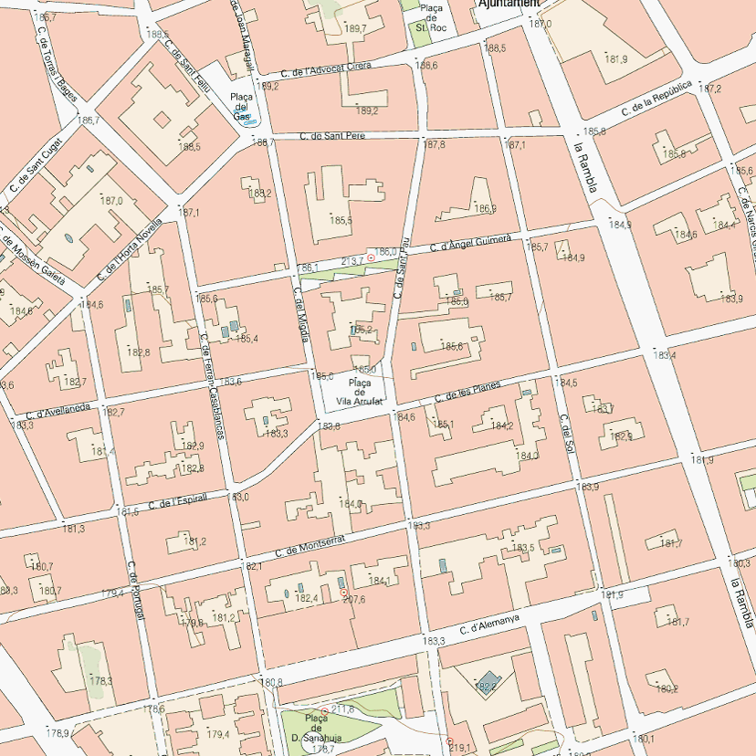 Plànol Ajuntament de Sabadell